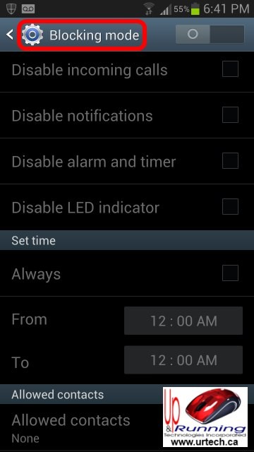 SOLVED: What is BLOCKING MODE on a Samsung Galaxy S3 with Android 4.1 ...