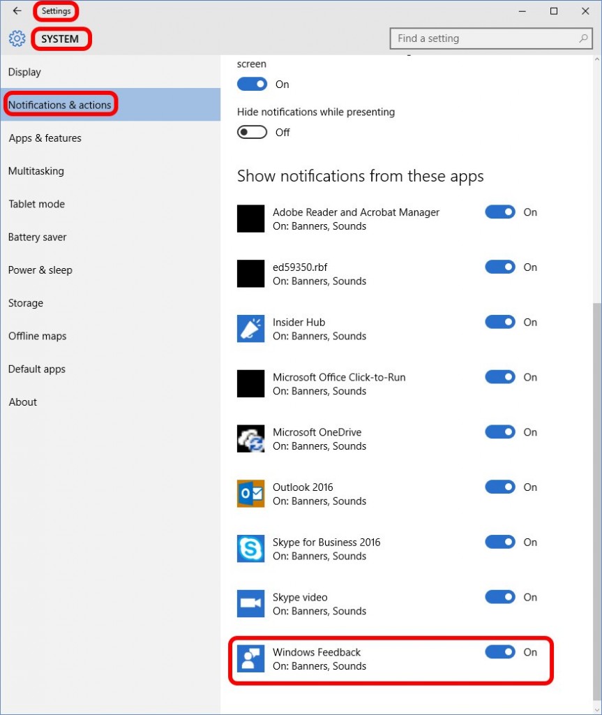 Solved How To Disable Feedback In Windows 10 Up And Running Inc Tech
