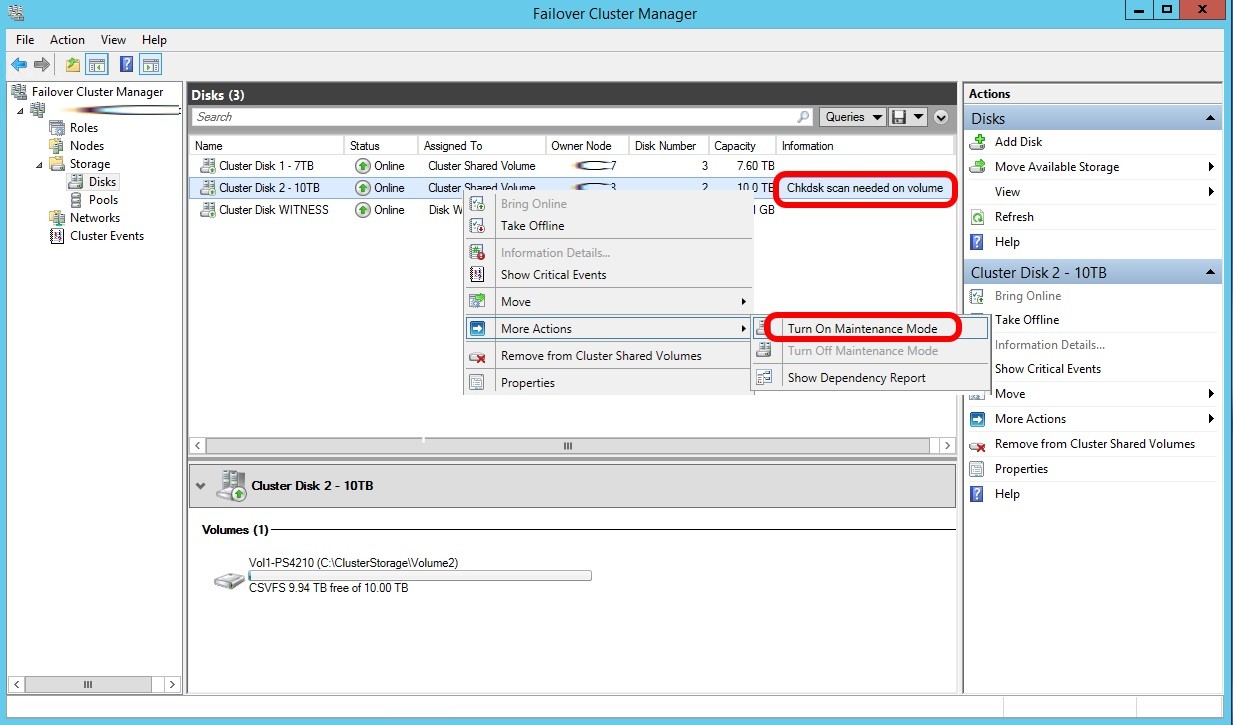 SOLVED: Failover Cluster CHKDSK Scan Needed On Volume How To - Up & Running Inc - Tech How To's