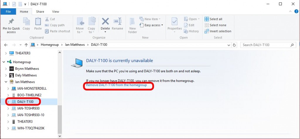 SOLVED: How to Remove Old Computers From Windows 10 HomeGroup Listing ...
