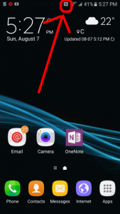 SOLVED: What is the N Icon block at the Top of My Samsung Android Phone ...