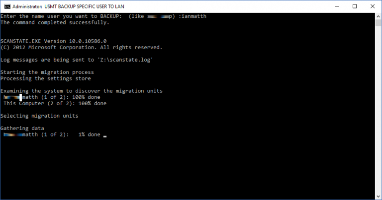 SOLVED: Step By Step USMT Script To Migrate as Single User On Windows ...