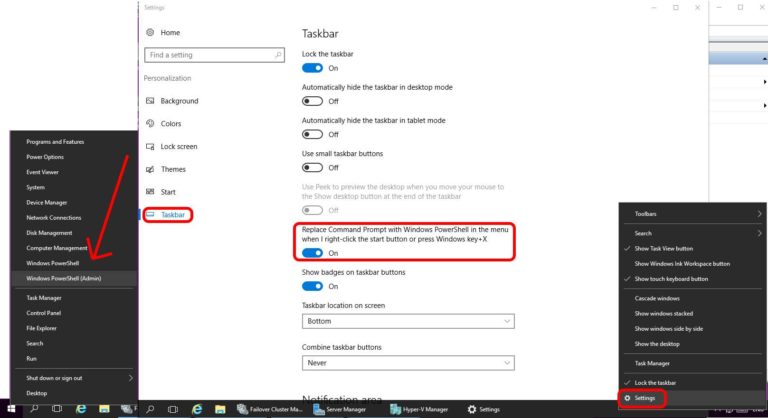 SOLVED: How to Change Command Prompt to PowerShell on the Start Menu of Windows Server 2016 or ...