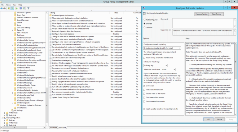 SOLVED: GPO To Set Windows 10 or Windows Server 2016 To Not Update ...