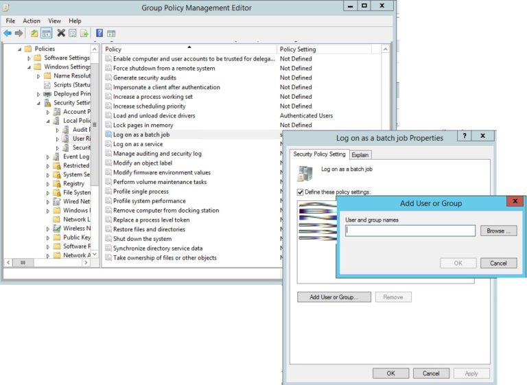 SOLVED: This Task Requires That The User Account Specified Has Log On ...