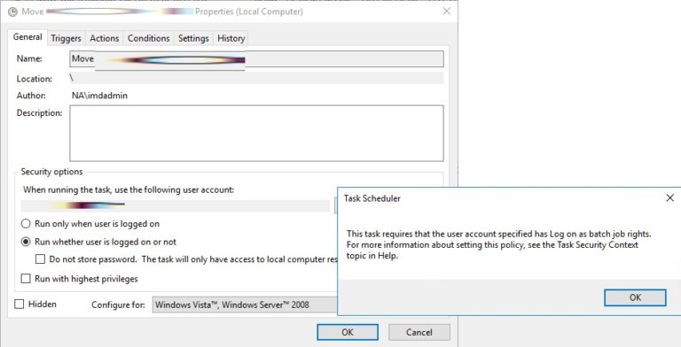 SOLVED: This Task Requires That The User Account Specified Has Log On ...