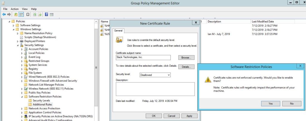 Solved Gpo To Block Software By File Name Path Hash Or Certificate Up And Running Inc Tech