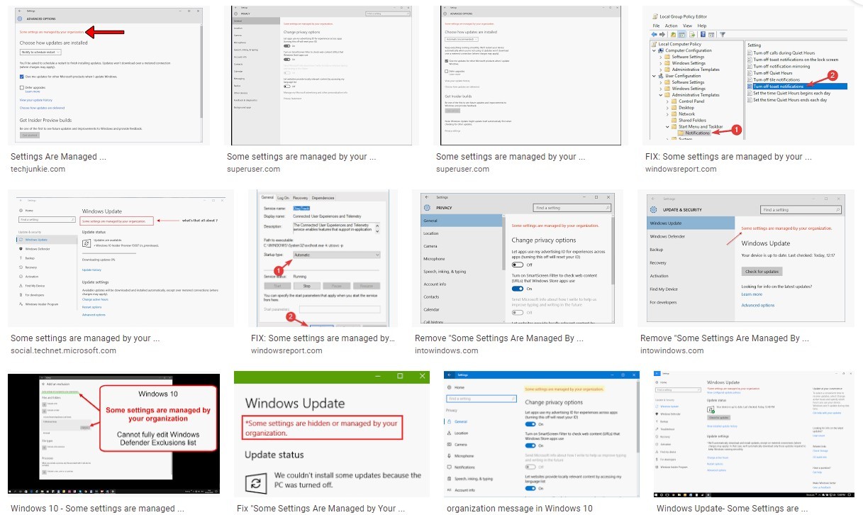 SOLVED: How To Remove THIS SETTING IS MANAGED BY YOUR ORGANIZATION - Up ...