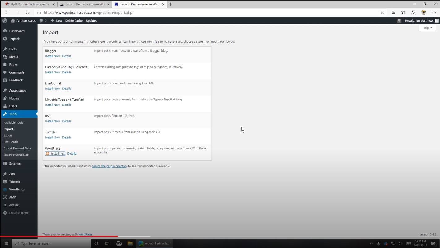 SOLVED: VIDEO: Easy Way to Migrate WordPress Posts & Pages From One Site to Another - Up ...
