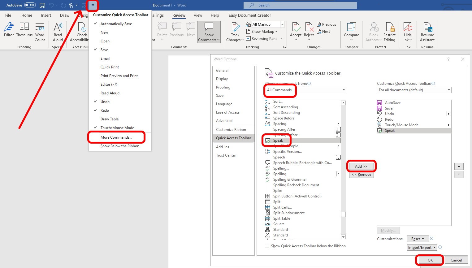 SOLVED How To Have Word Read Your Documents Out Loud Up Running SOLVED How To Have Word Read Your Documents Out Loud Up Running
