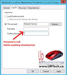 SOLVED: Network Location Awareness Service - The Dependency Service Or ...