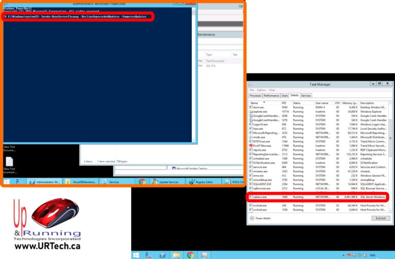 SOLVED: How To Tell If WSUS Server Cleanup Is Doing Anything? - Up & Running Inc - Tech How To's