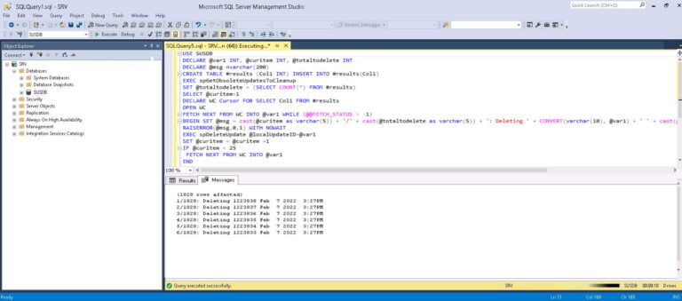 SOLVED: Easy SQL Commands To Clean Up WSUS Database Quickly - Up ...