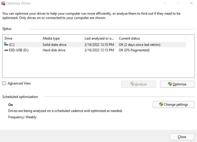 SOLVED: Does Windows Defrag SSD's & What Is SSD Optimization? - Up & Running Inc - Tech How To's