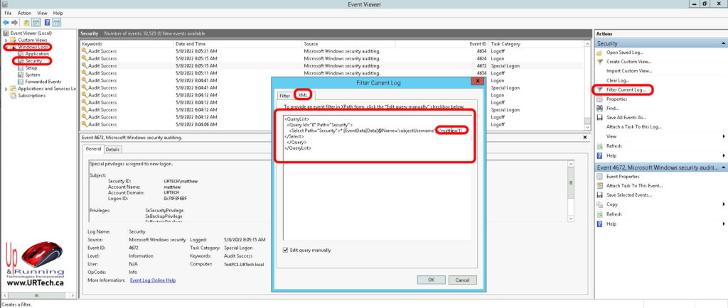 SOLVED: How To Filter Windows Security Logs To See Who Logge - Up ...
