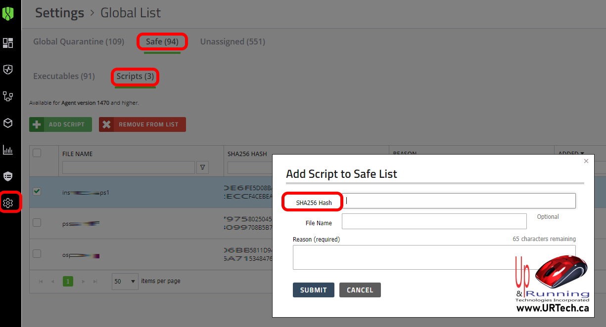 SOLVED: How To Whitelist Folders and Files Cylance - Up & Running Inc ...