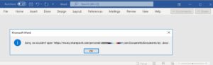 SOLVED: Office365 Sorry, We Couldn't Open Word Excel PowerPoint - Up & Running Inc - Tech How To's