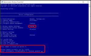 SOLVED: Sconfig Windows Update Settings Stuck on Custom, Cannot Change ...