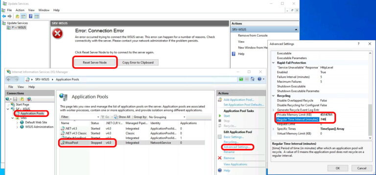 SOLVED: WSUS Stuck On RESET SERVER NODE - Up & Running Inc - Tech How To's