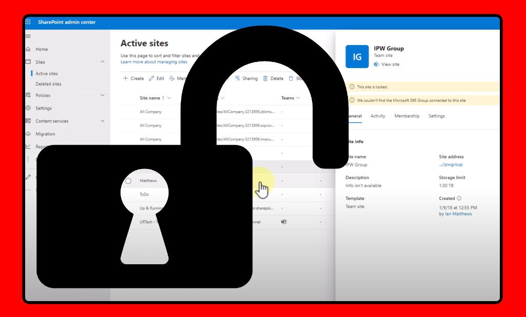 Unlock a SharePoint Site: Step-by-Step Guide