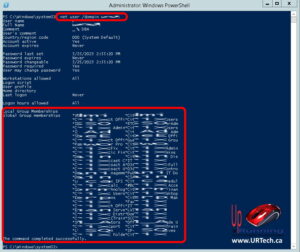 List User Groups in Active Directory Command
