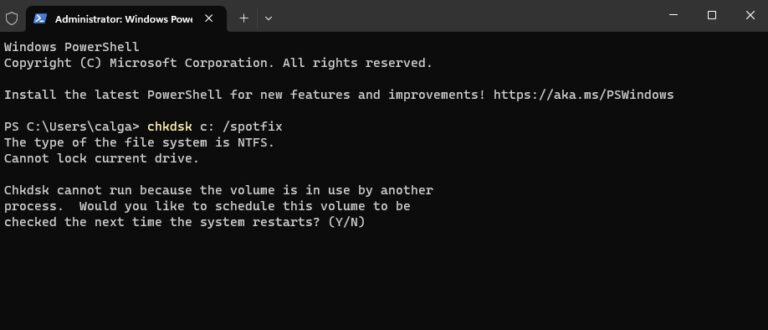 SOLVED: What Is CHKDSK /SPOTFIX? - Up & Running Inc - Tech How To's