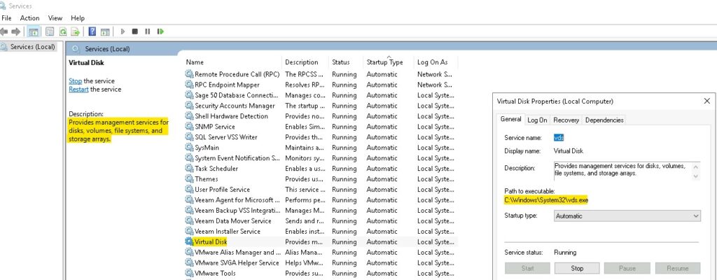 SOLVED: What Is the Virtual Disk Service In Windows & Should It Be Running? - Up & Running Inc ...