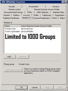 Fix Accumulated Too Many Security IDs Logon Error