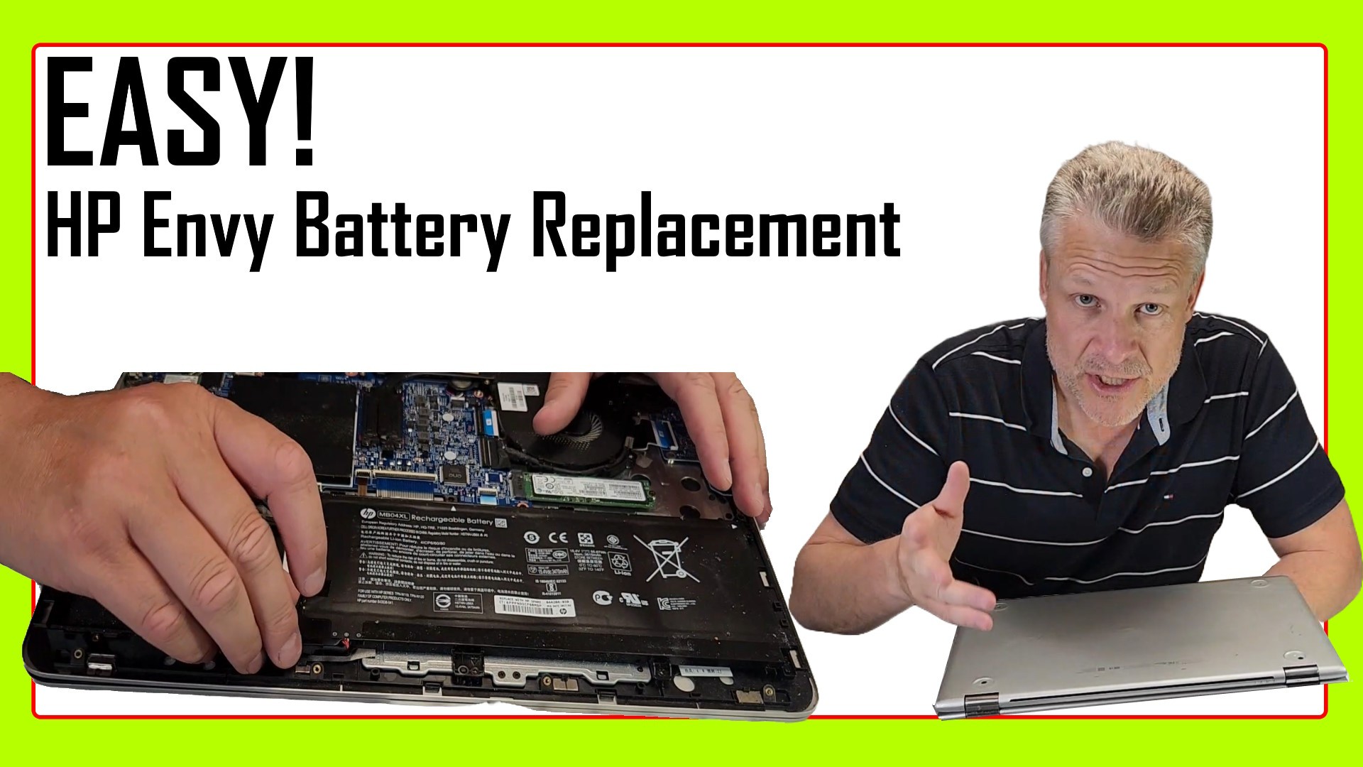 HP Envy X360 Laptop Battery Replacement Guide
