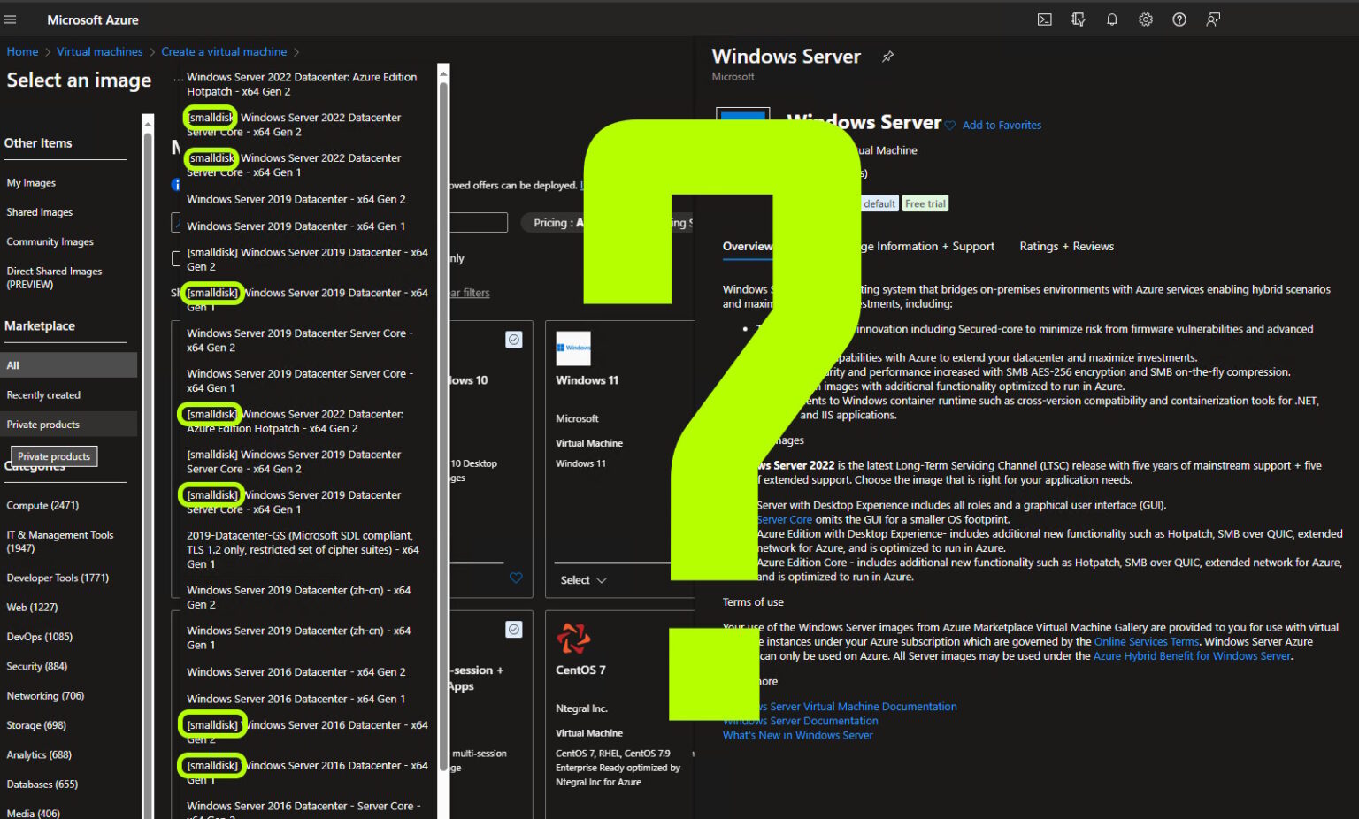SOLVED: What Does SMALLDISK Mean On Azure Servers - Up & Running Inc - Tech How To's
