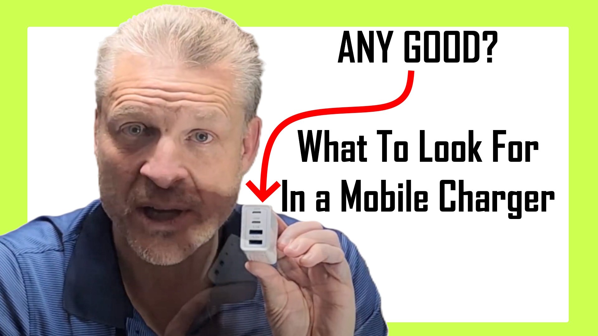 SOLVED: VIDEO: What to Look For in a Cell Phone Charger? - Up & Running ...