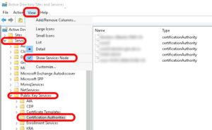 SOLVED: 3 Easy Ways To Find a Certificate Authority In Active Directory - Up & Running Inc ...