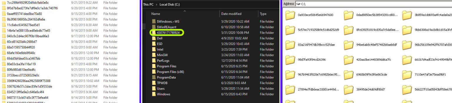 SOLVED: What Are Random Numbers and Letters Folders In C: - Up & Running Inc - Tech How To's