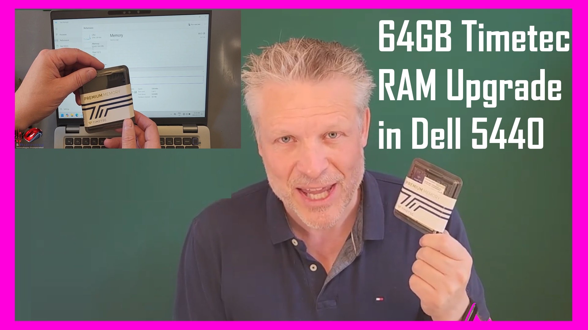 Upgrade Dell Latitude 5440 to 64GB RAM Tutorial