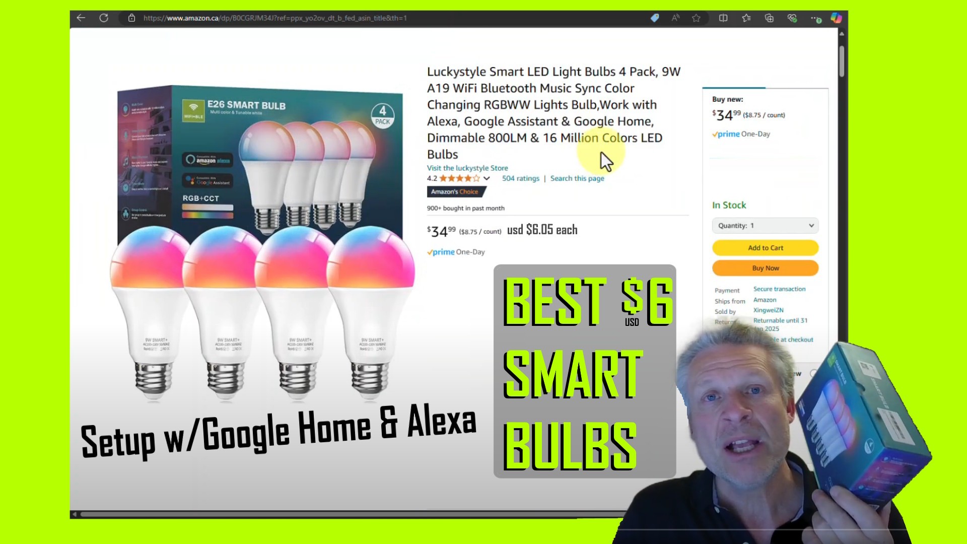 Luckystyle Smart Bulbs Review: Best Under $10?