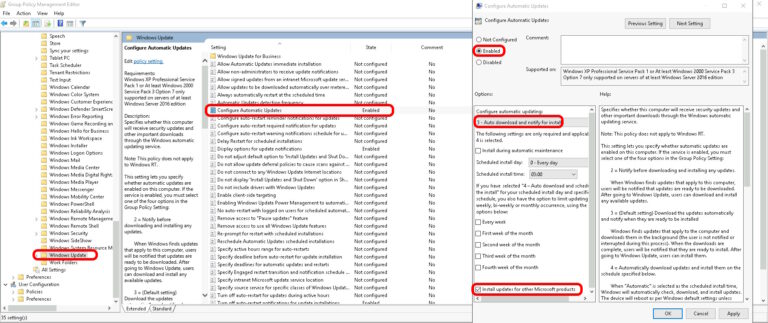 Solved Easy Gpo To Configure Windows Updates Up And Running Inc Tech How Tos