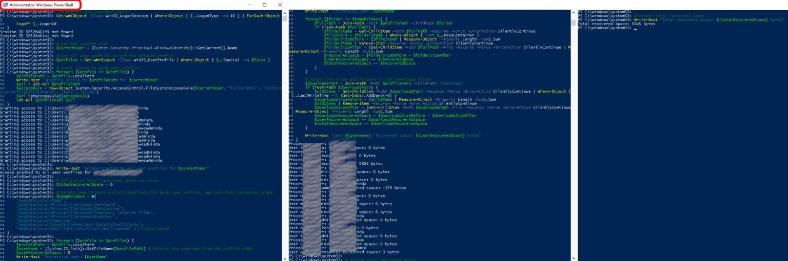 SOLVED: Ultimate Script to Clean User Profile Junk