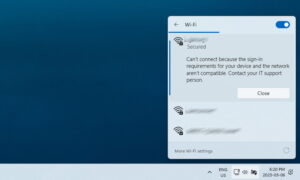 WiFi Connection Error: Sign In Requirements Issue