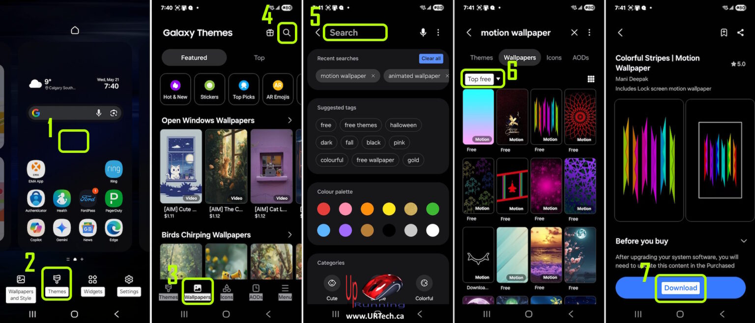 SOLVED: How To Change the Wallpaper to Motion, Animated or Video on Samsung Galaxy Phones - Up ...