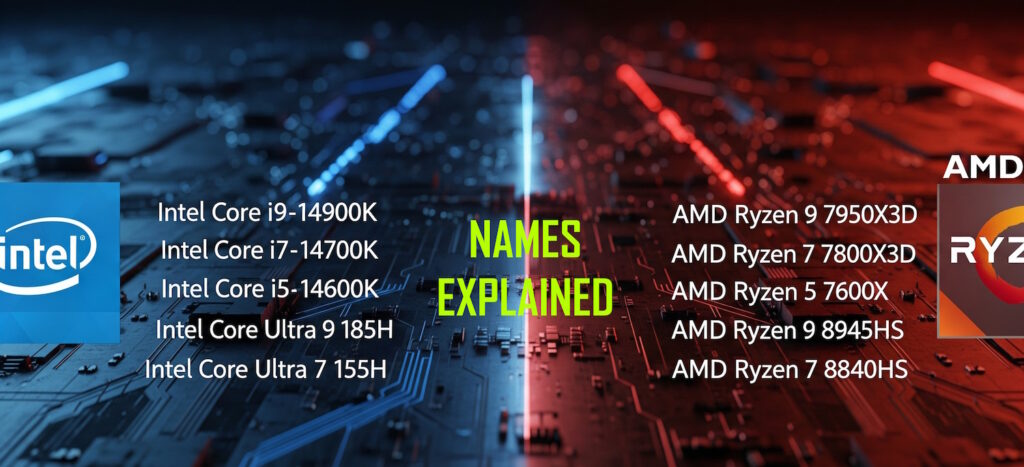 AMD CPU Names vs Intel CPU: A Clear Explanation