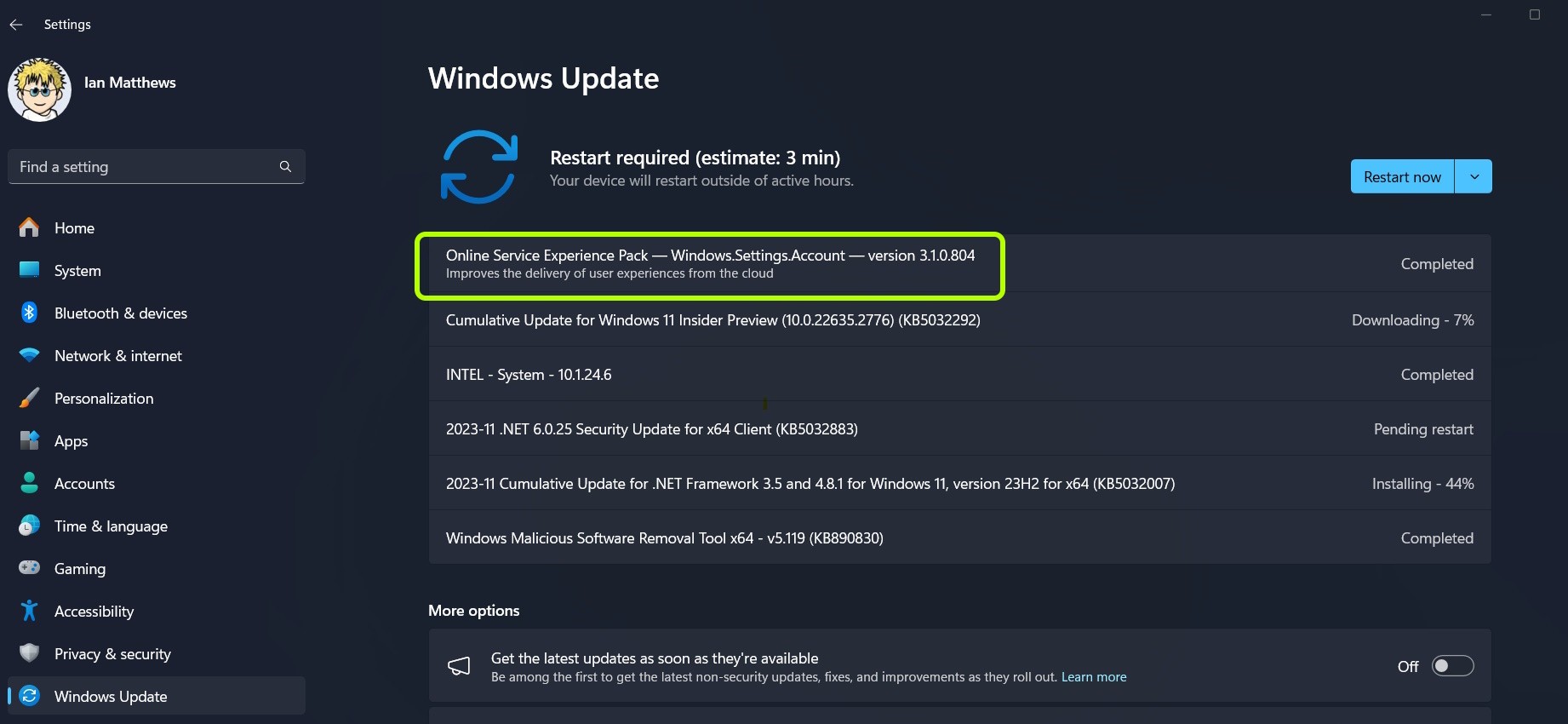 Windows Update and Feature Experience Packs Explained