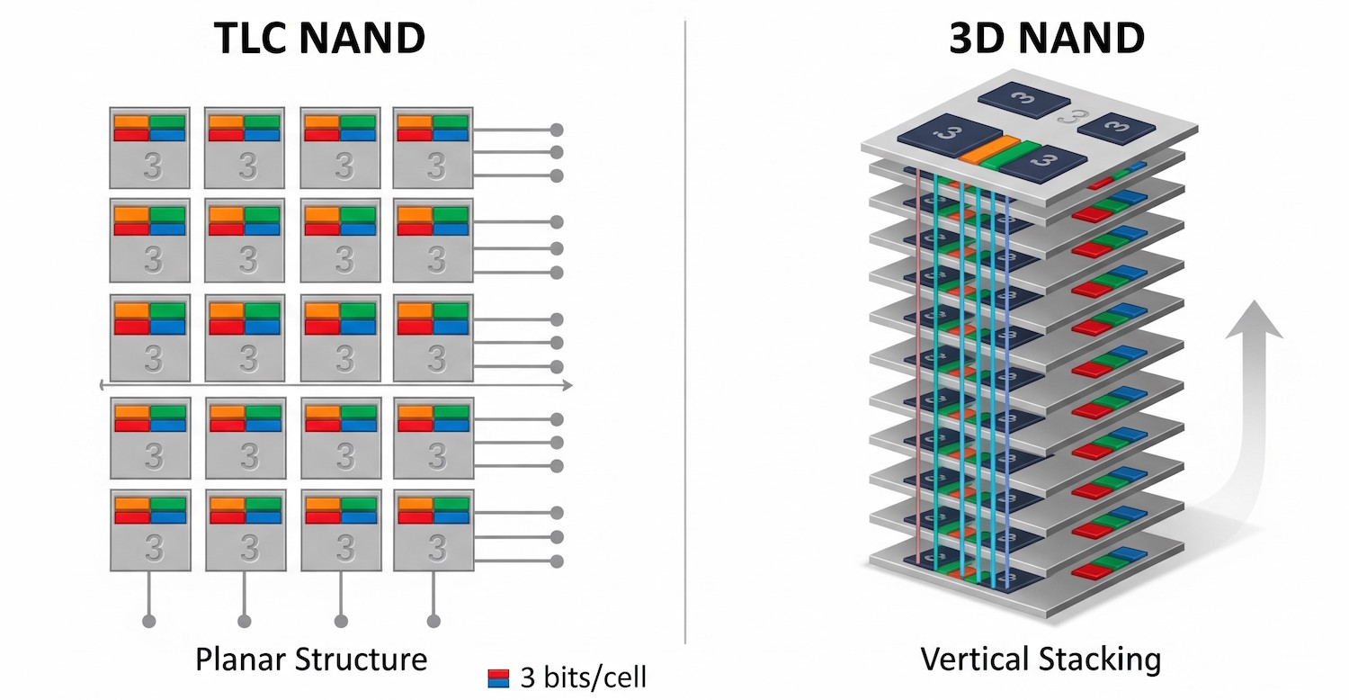 SOLVED: How is 3D NAND Different From TLC NAND - Aren't They Both ...