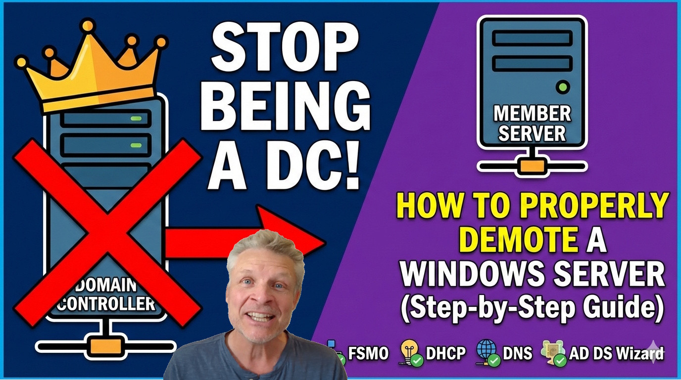 Properly Demote and Remove a Domain Controller