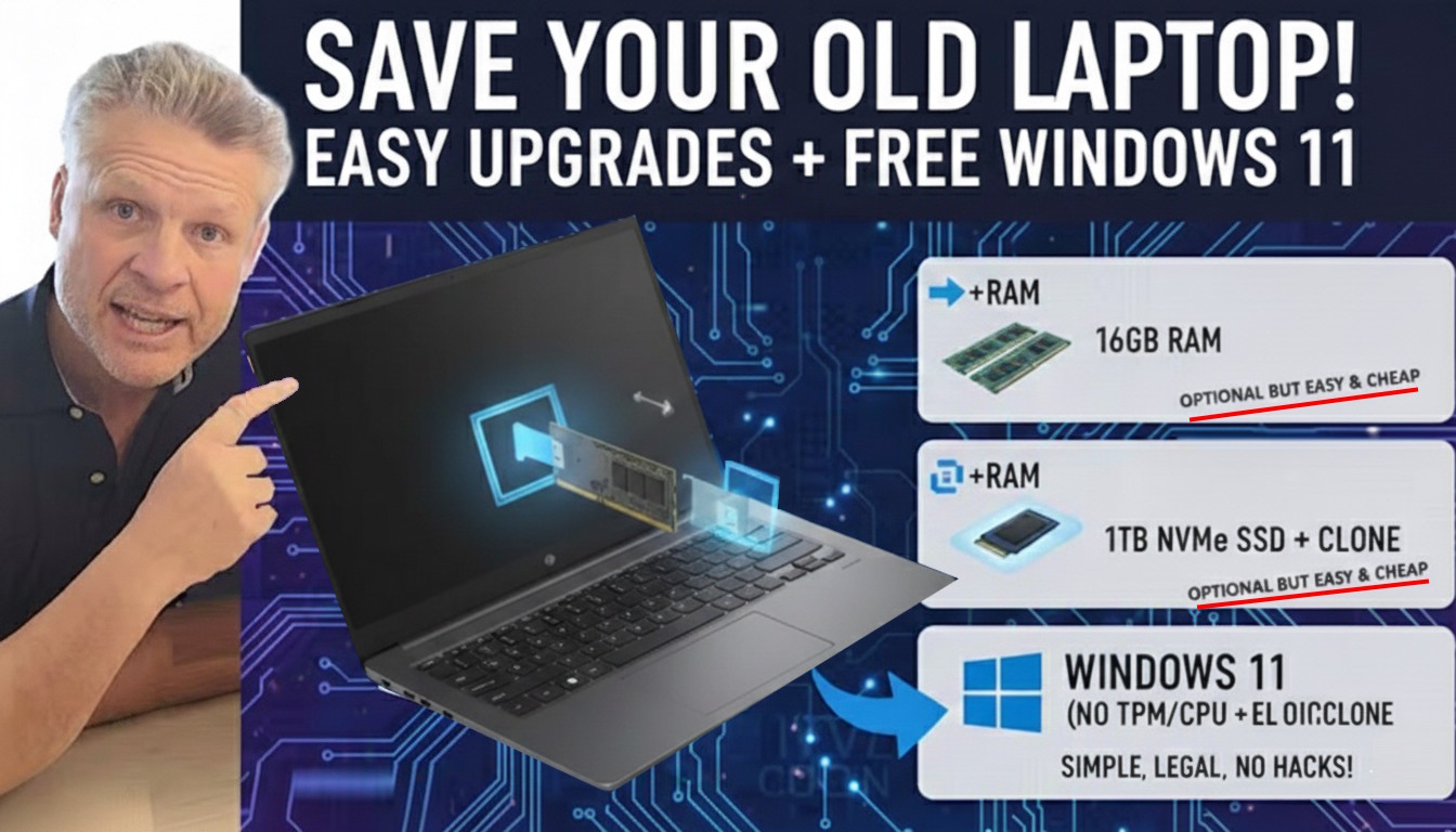 Upgrade Your Old Laptop to Windows 11 for Free: Step-by-Step