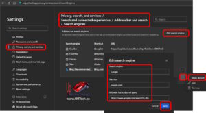 How To Add Google, DuckDuckGo, or Any Search Engines to Chrome / Edge