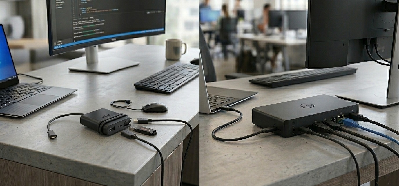 Laptop Hub vs Dock: Key Differences Explained