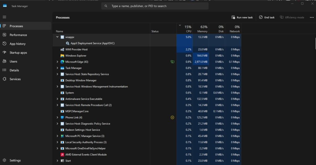 Understanding AppX Deployment Service (AppXSVC) in Windows 11